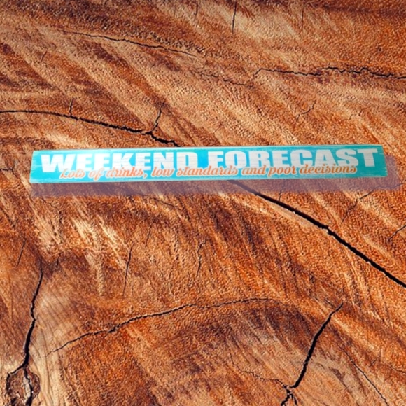 Accents | Weekend Forecast Lots Of Drinks Low Standards And Poor ...